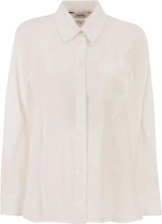 Max Mara Femme, Blouses et Chemises, Blanc, Taille: 40 FR Smmgala Shirt