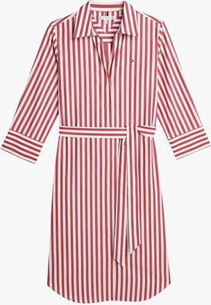 Tommy Hilfiger Robe midi ray&eacute;e en coton