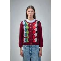 Ganni Cashmere Wool Mix Cardigan