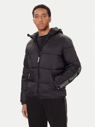 Guess Winterjacke Z5BL17 WO06I Schwarz Regular Fit