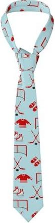 Generic Cravate Pour Hommes Mod&egrave;le De Hockey Sur Glace &Eacute;troit Cravates Confortable Cravate Pour Homme Pour Mariage Affaires F&ecirc;te