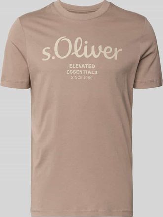 s.Oliver Red Label Regular Fit T-Shirt aus reiner Baumwolle