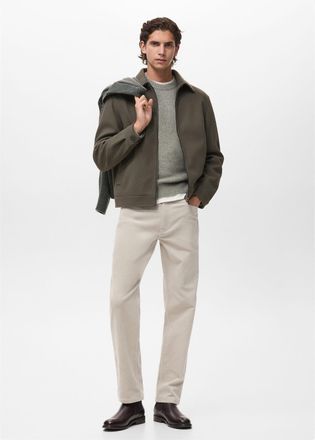 Mango Jacke mit Zip-Taschen dunkelgrün - Herren - XXL - MANGO MAN