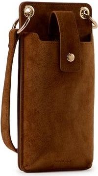 Saison 1865 Handytasche aus Leder - Braun