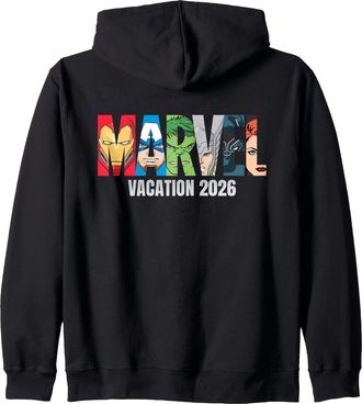 MARVEL Avengers Vacation 2026 Matching Group Trip Logo Kapuzenjacke