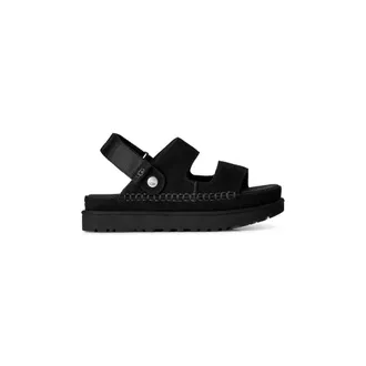 UGG Ugg, Femme, Chaussures, Noir, Taille: 37 EU Flat Sandales