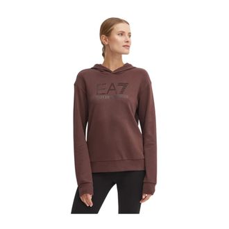 Emporio Armani SweaT-shirt &agrave; capuche 6Dtm17 - Femme - Sweatshirts et sweats &agrave; capuche - Brun - Taille: 36 FR