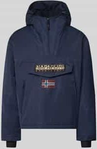 Napapijri Jacke mit Kapuze und kurzem Rei&szlig;verschluss