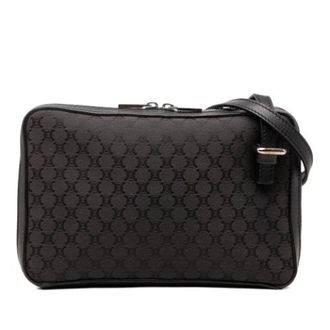 Celine Sac bandouli&egrave;re Pre-owned en toile - Femme - Pre-owned - Noir - Taille: ONE Size