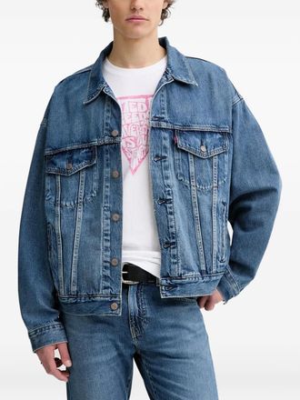 Levi's veste en jean Trucker à boutonnière - Bleu