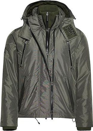 Superdry Mountain Windcheater Veste, Surplus Goods Olive, S Homme