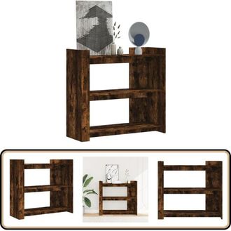 vidaXL Konsolentisch R&auml;uchereiche 100x35x90 cm Holzwerkstoff - Konsolentisch - Wohnzimmerm&ouml;bel - Sideboard - Couchtisch - Holzm&ouml;bel