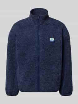 American Vintage Sweatjacke Modell HOKTOWN mit Logo-Patch
