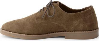 Lands End Veloursleder-Schnürschuhe, Herren, Größe:42 regular, Grau, by Lands End
