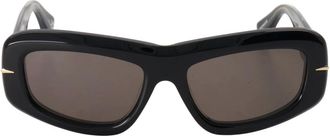 Le Specs unisex, Accessoires, Noir, Taille: 60 MM Bold Rectangle Numero Ocho Lunettes de soleil