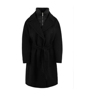 Moorer Polina-LE Coat - - Coats - Damen - Schwarzk - M