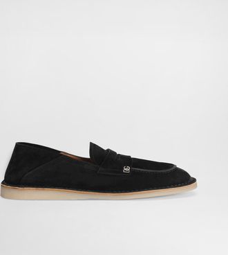 Dolce & Gabbana Reversed Calfskin Slipper - Mann Driver Und Mokassins Schwarz 46