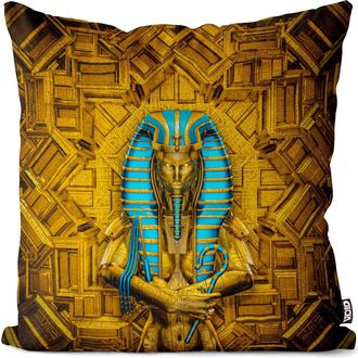 Void Watches Ägyptischer Pharao Pyramiden Kissenbezug Kissenhülle Sofakissen Kissen Deko Outdoor-Kissen Dekokissen, Kissen Größe:40 x 40 cm