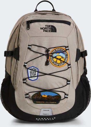 The North Face Borealis sac &agrave; dos classique &agrave; patch en stone slab/tnf black/pa-Gris