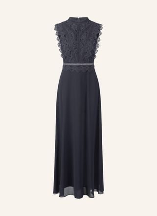 Apart Abendkleid Mit Lochspitze blau
