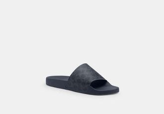 Coach Slide Aus Signature-Canvas