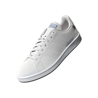 adidas Herren Advantage Base Sneaker, FTWR White FTWR White Pulse Blue, 42 EU