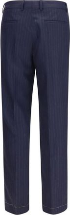 Brunello Cucinelli Mens Blue Wool Oves Aries Dress Pants