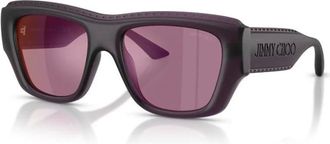Jimmy Choo London Femme, Accessoires, Violet, Taille: 54 MM Jc6003U Lunettes de soleil