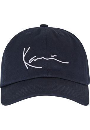 Karl Kani Herren Signature Essential Dad Cap Blue, one Size