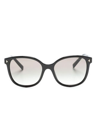 Prada lunettes de soleil teintées à monture carrée - Noir