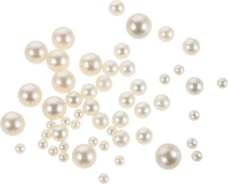 BESPORTBLE Baluue 500 St&uuml;ck Perlen Vasenf&uuml;ller No Hole Kunstperlen in Elfenbein Schwimmende Dekoperlen f&uuml;r Hochzeitstisch Kerzenarrangements und Partydekoration 