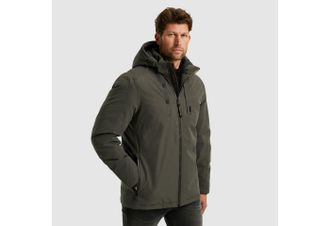 PME Legend Outdoorjacke Semi long jacket STEARPACKER Ottoman mit Kapuze