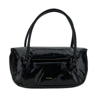 Jil Sander Femme, Sacs, Noir, Taille: ONE Size Knot Small Shoulder Bag