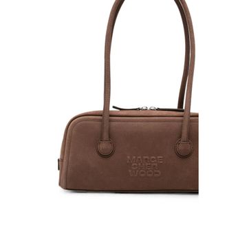 Margesherwood Pebbled Calf Leather Shoulder Bag - Brown