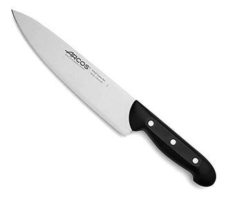 Arcos Couteau de Chef en Acier - Couteau de Cuisine Polyvalent pour Couper la Viande et les L&eacute;gumes, Manche Ergonomique en Polyoxym&eacute;thyl&egrave;ne, Lame de 220 mm 