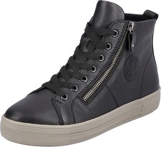 Remonte Damen D0972 Mode-Stiefel, Schwarz/Schwarz / 01, 38 EU