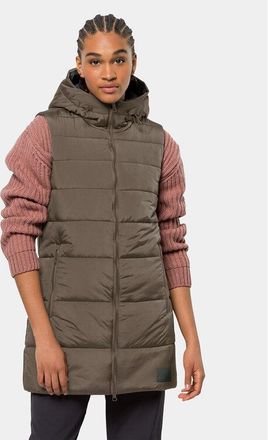 Jack Wolfskin Bodywarmer Eisbach Vest 1206991 Braun Regular Fit