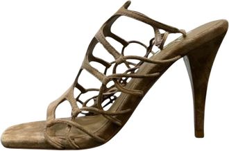 Marc Ellis Femme, Chaussures, Beige, Taille: 37 EU Sandales &agrave; Talons Hauts
