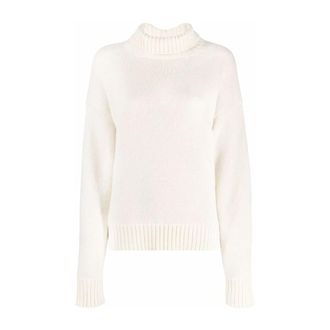 Jil Sander Kaschmir-Mischung Rollkragenpullover - - Knitwear - Damen - Beige - 2XS