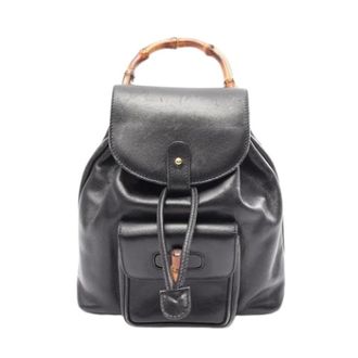 Gucci Pre-owned Vintage Backpack - - Pre-owned - Damen - Schwarzk - ONE SIZE