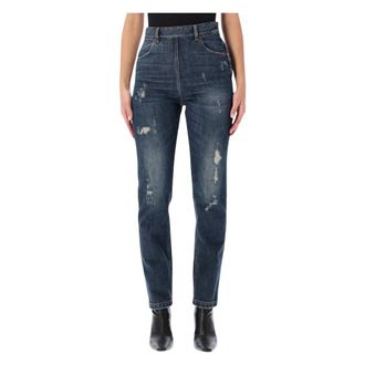 Maison Margiela Slim Denim Broken - - Jeans - Damen - Blau - W27