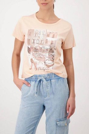 Monari T-Shirt 410553 Besonderes Merkmal: Moderner City-Print mit funkelnden Strassdetails