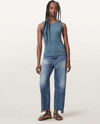 AllSaints Fox - Jean - Indigo vintage-Bleu