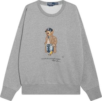Polo Ralph Lauren Bear Vintage Fit Sweatshirt - - Sweatshirts & Hoodies - Herren - Grau - M