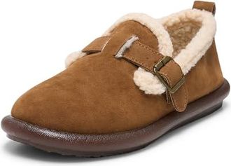 Alexis Leroy Chaussures Plates pour Femmes Chaussures dhiver, Doublées de Fausse Peluche et Chaudes FAW 37 EU