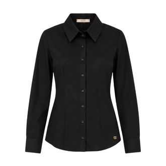 Yes-Zee Chemise Classique - Femme - Blouses et Chemises - Noir - Taille: 44 FR