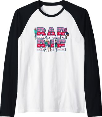 BARBIE Logo mit Weihnachtspullover Raglan