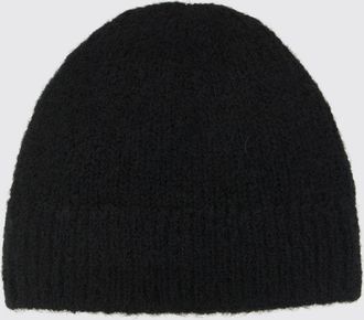 Dries Van Noten Bonnet en m&eacute;lange de laine et alpaga &agrave; bords c&ocirc;tel&eacute;s