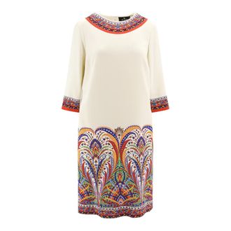 Etro Iconic Print Viscose Kleid - - Dresses - Damen - Mehrfarbig - M