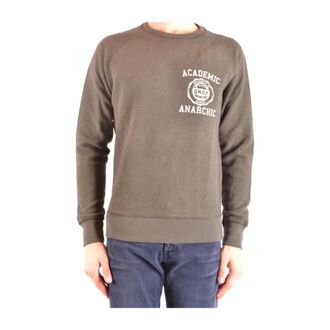 Dondup Print Strickwaren- Beige- Herbst/Winter Kollektion - - Sweatshirts & Hoodies - Herren - Beige - S